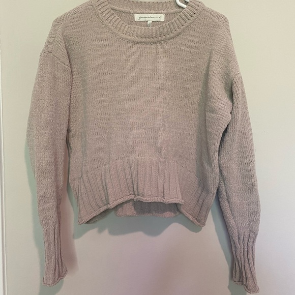 Generation Love | Sweaters | Beigetan Trendy Scoop Neck Sweater | Poshmark